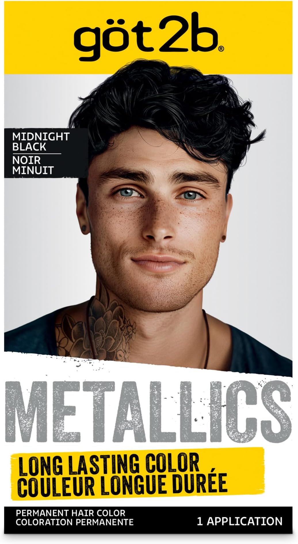 Amazon.com : Got2B Metallics Permanent Hair Color M72 Dusty Silver ...