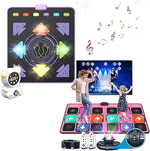 Amazon.com: FWFX A Bluetooth-Enabled Light-up Dance mat for Kids and a ...