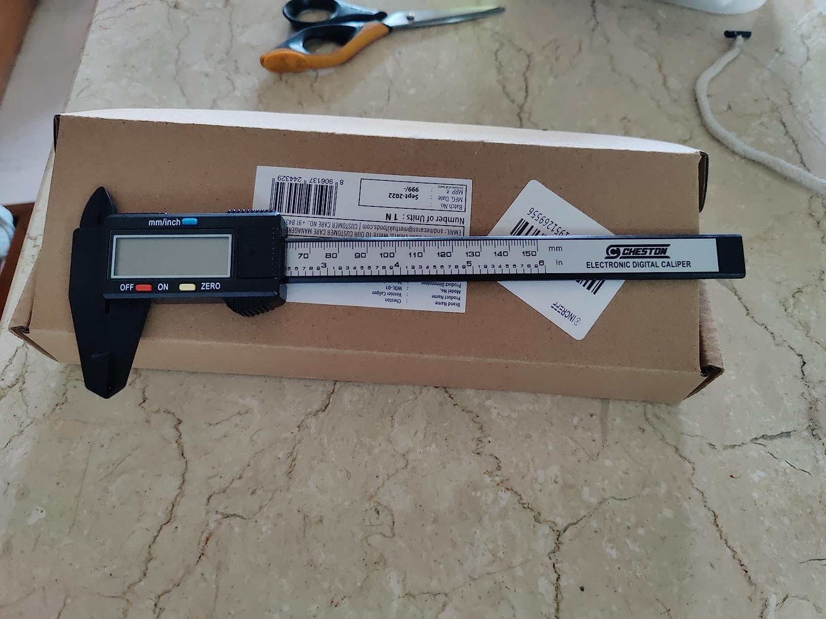 Cheston Digital Vernier Caliper | Durable Plastic Body | LCD Display ...