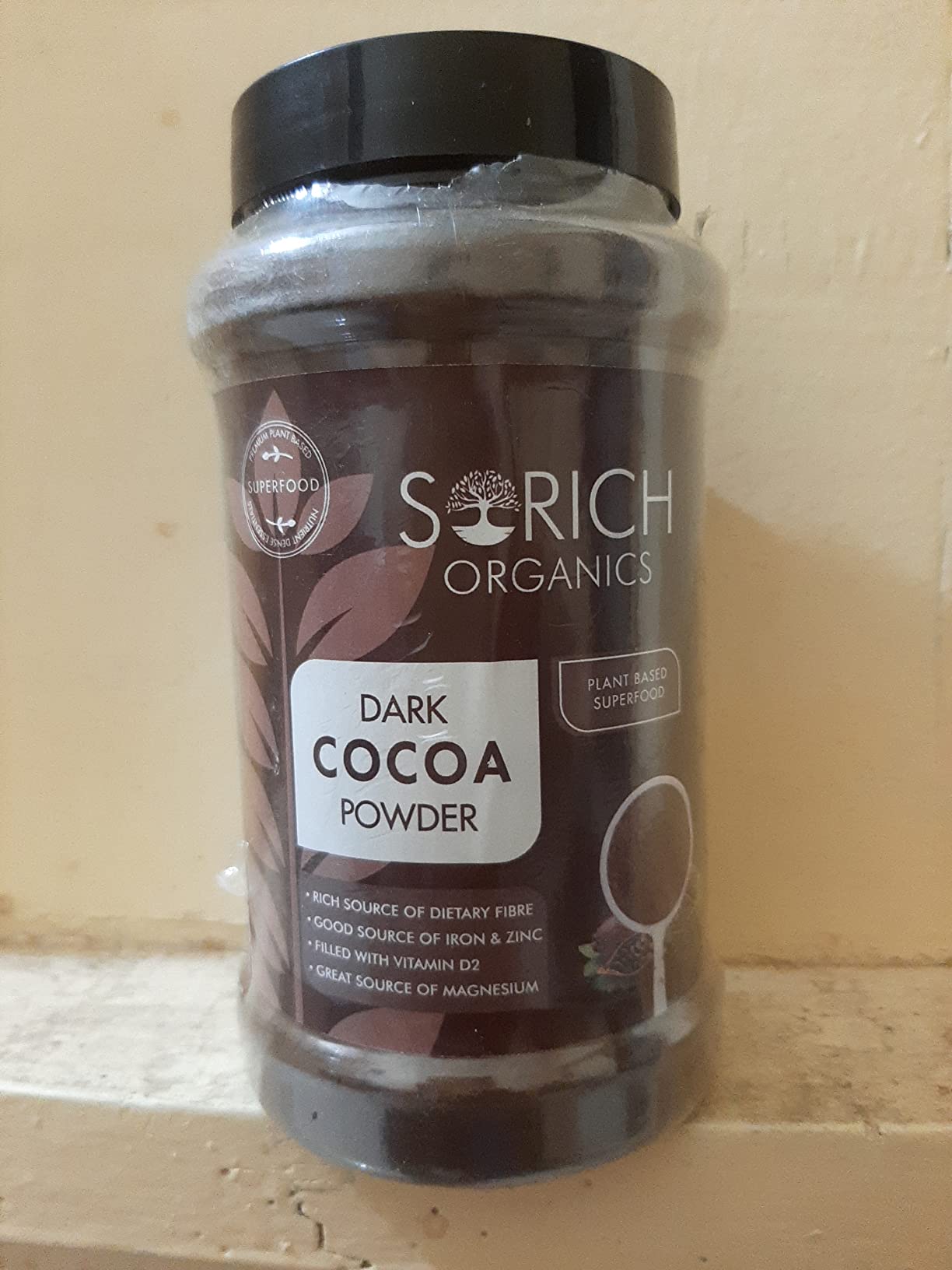 Sorich Organics Unsweetened Dark Cocoa Powder - 100% Pure, Natural ...