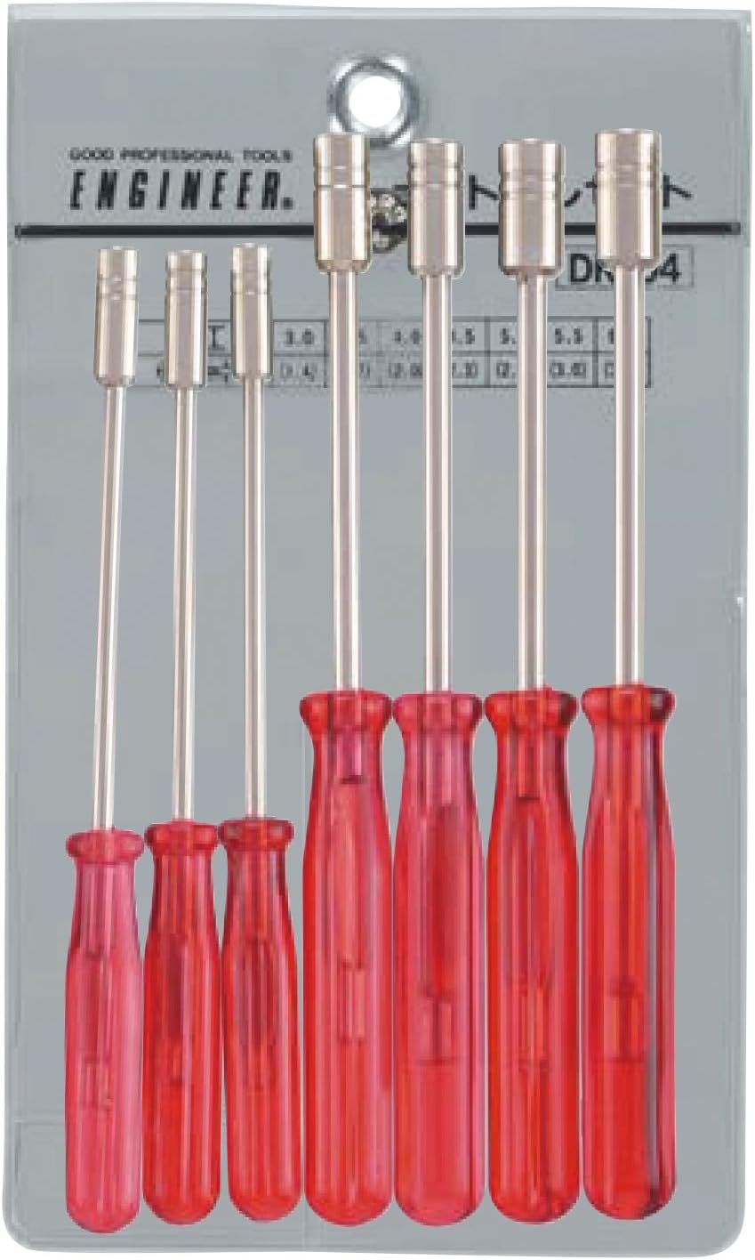 miniature sized nut spinner set (hex nut drivers in mini / small sizes ...