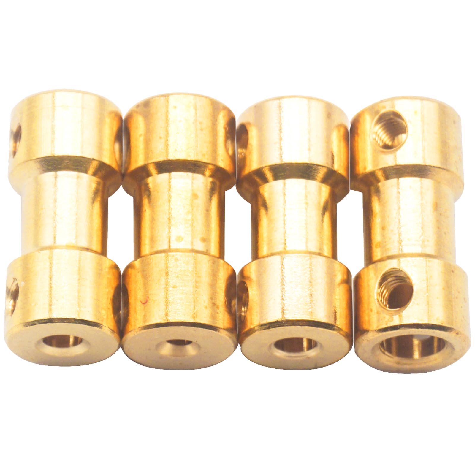 Snapklik.com : 6Pack Vgoohobby Brass Motor Shaft Coupling Coupler ...