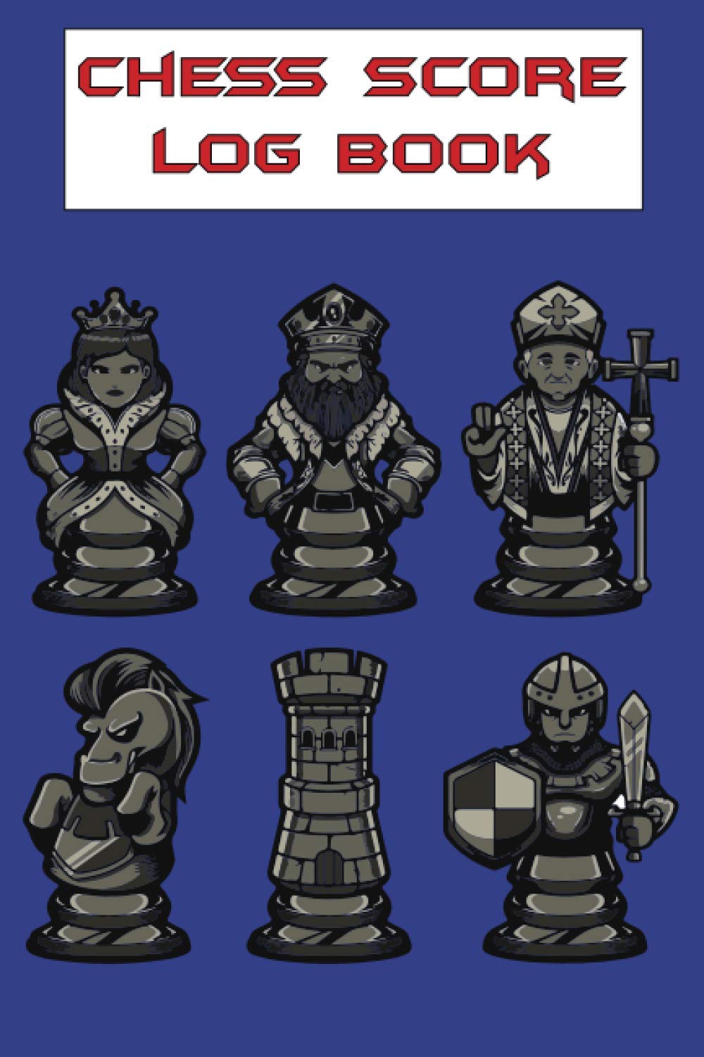 Chess Score Log Book: Move Recorder Log | Perfect Gift for Chess Lovers ...