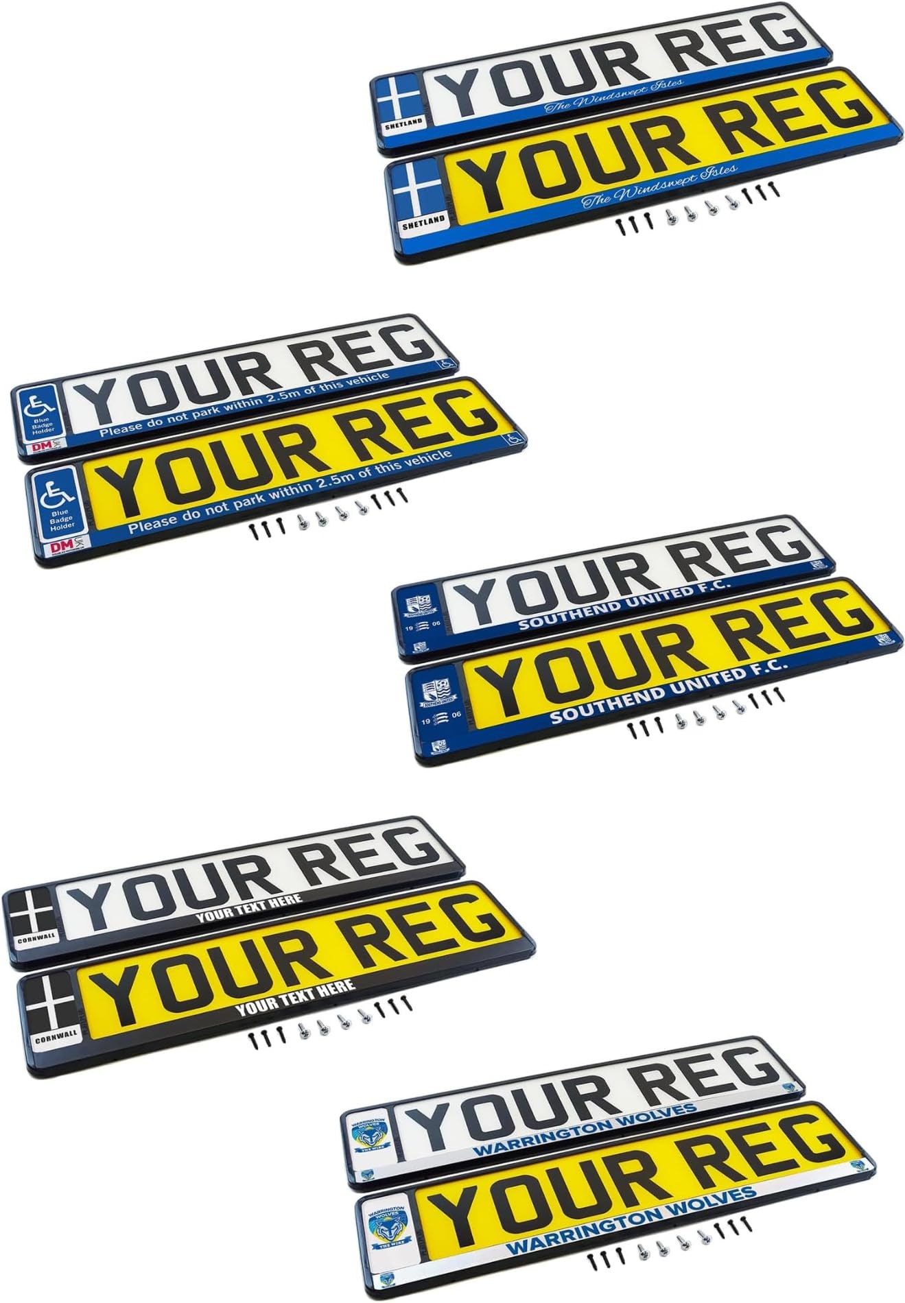 PlatePlus - Number Plate Holder & Number Plates For Car/Van/Trailer ...