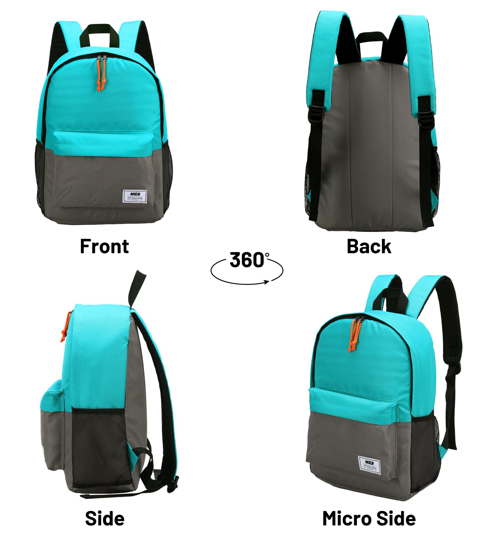 Snapklik.com : MIER Insulated Backpack Cooler Small Leakproof Lunch ...