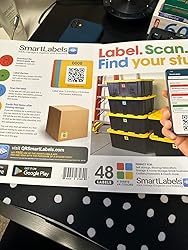 QR Code Smart Labels | Color Coded Scannable Stickers for Storage Bins ...