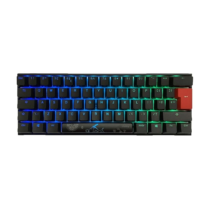 Buy Ducky One 2 Mini RGB Mechanical Keyboard in Black with Cherry MX ...