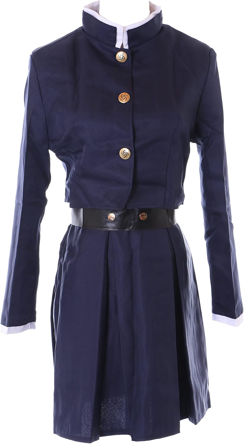 MN-203 Nobara Kugisaki Blue School Uniform 3-Piece Women's Costume ...