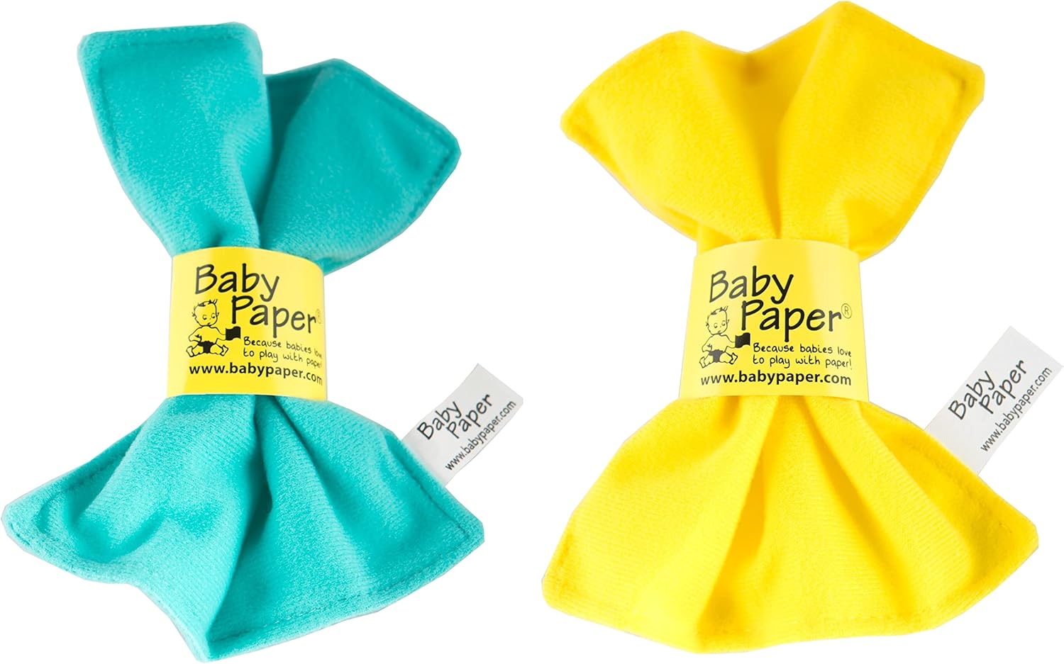 Amazon.com: Baby Paper Original Crinkle Sensory Toy | Yellow and ...