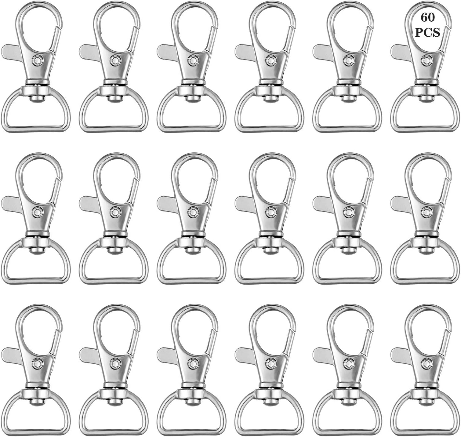 40 PCS Gold Lobster Clasps Swivel Trigger Snap Hooks, Key Chain Hooks ...