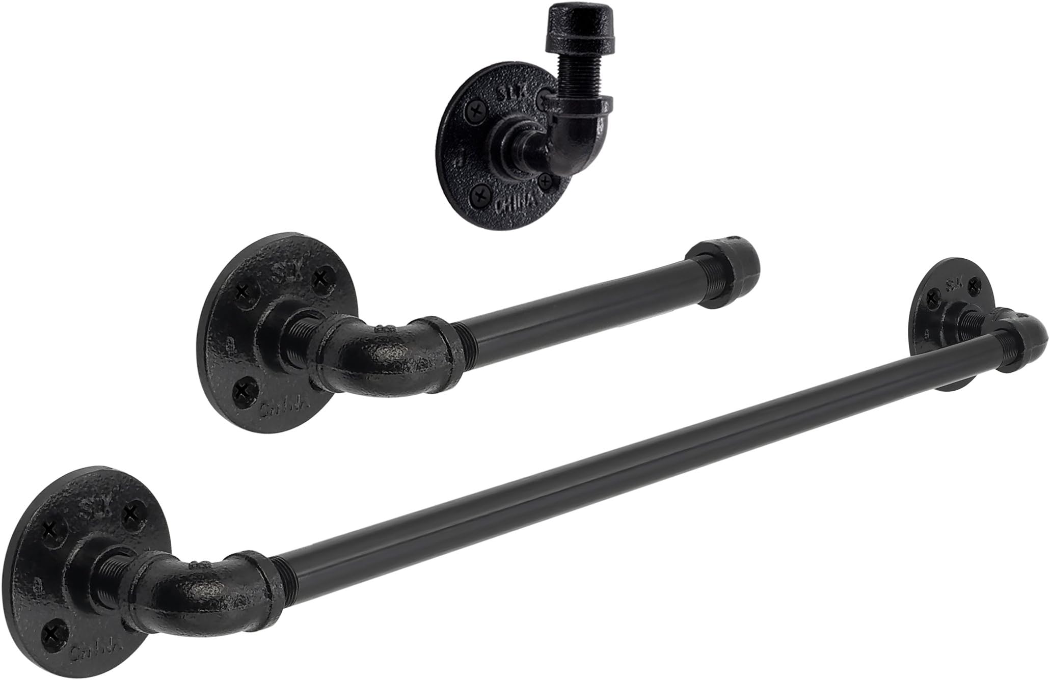 Amazon.com: Industrial Pipe Bathroom Hardware Fixture Set by Pipe Decor ...