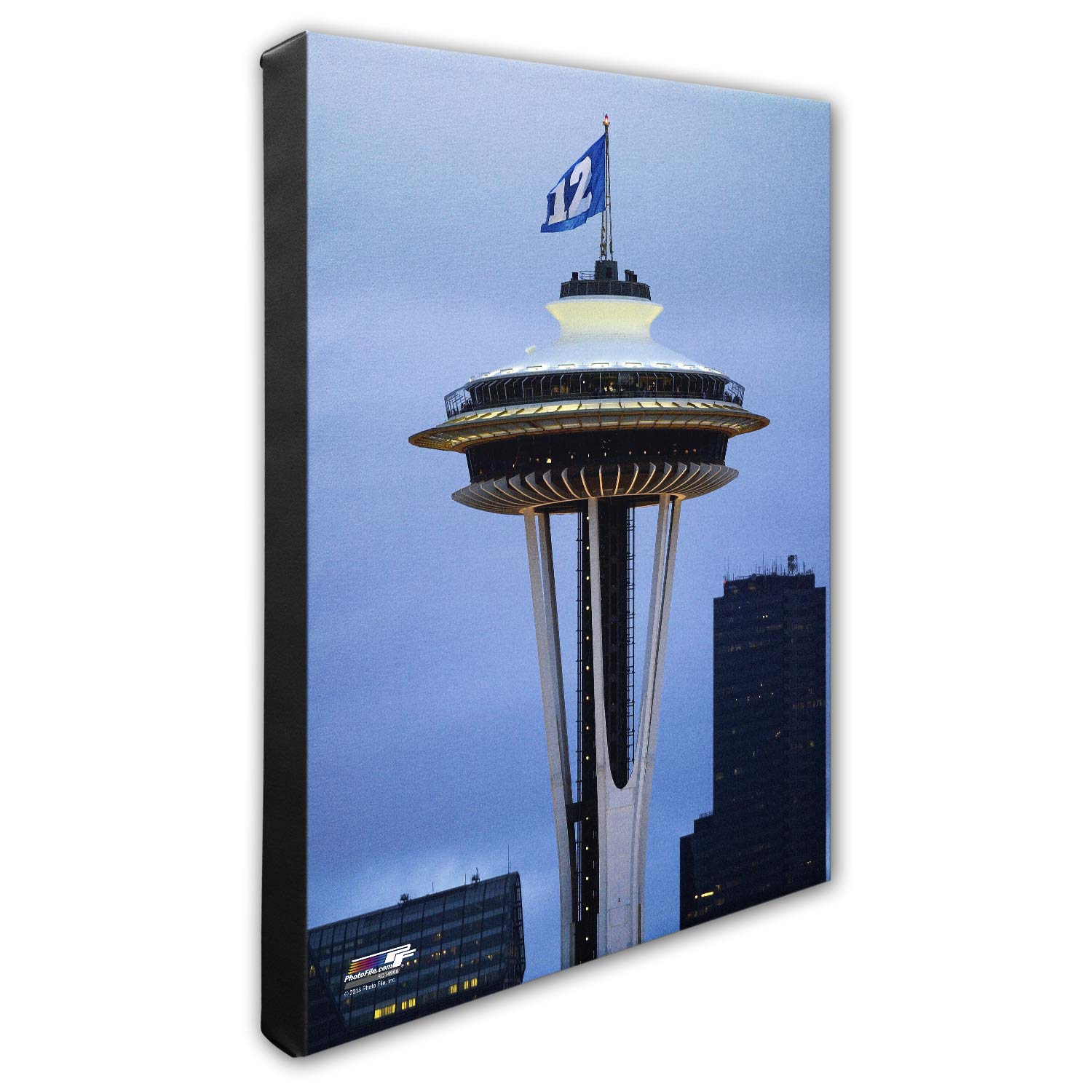 12th Man Flag Space Needle Wallpaper Seattle Space Needle In Seahawks