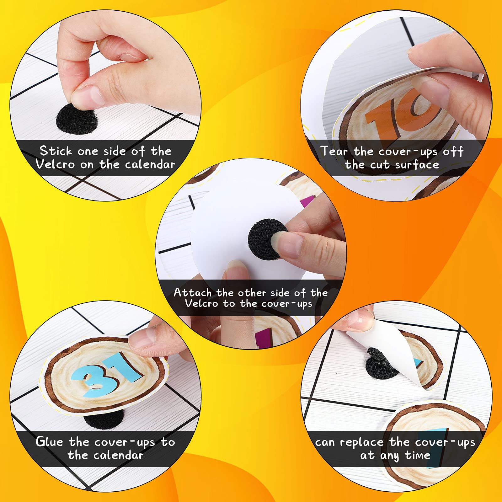 Snapklik.com : Calendar Bulletin Board Set, Calendar Seasons Weather ...