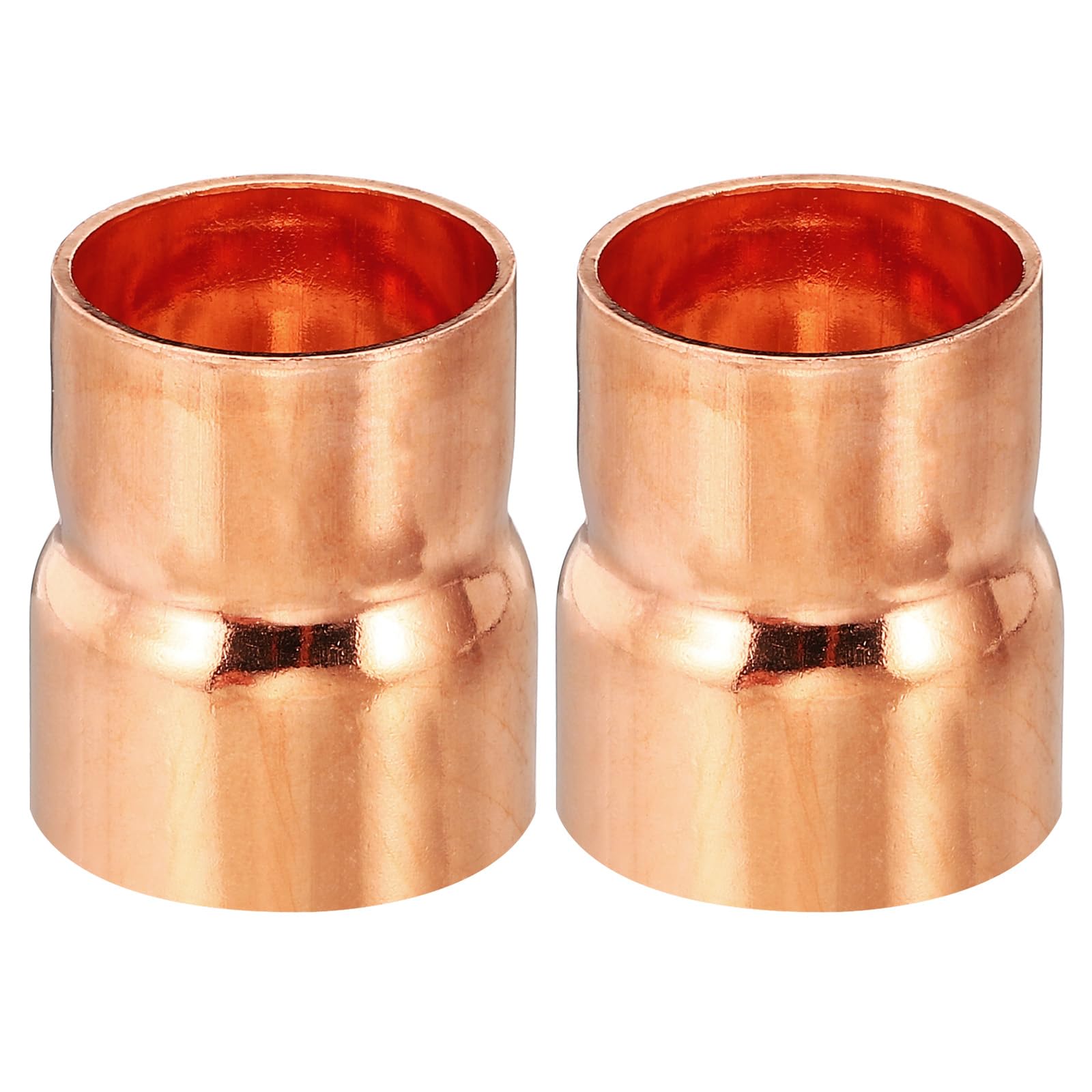 Amazon.com: PATIKIL 1 1/8" to 1" ID Copper Reducer, 2pcs 99.9% Pure ...