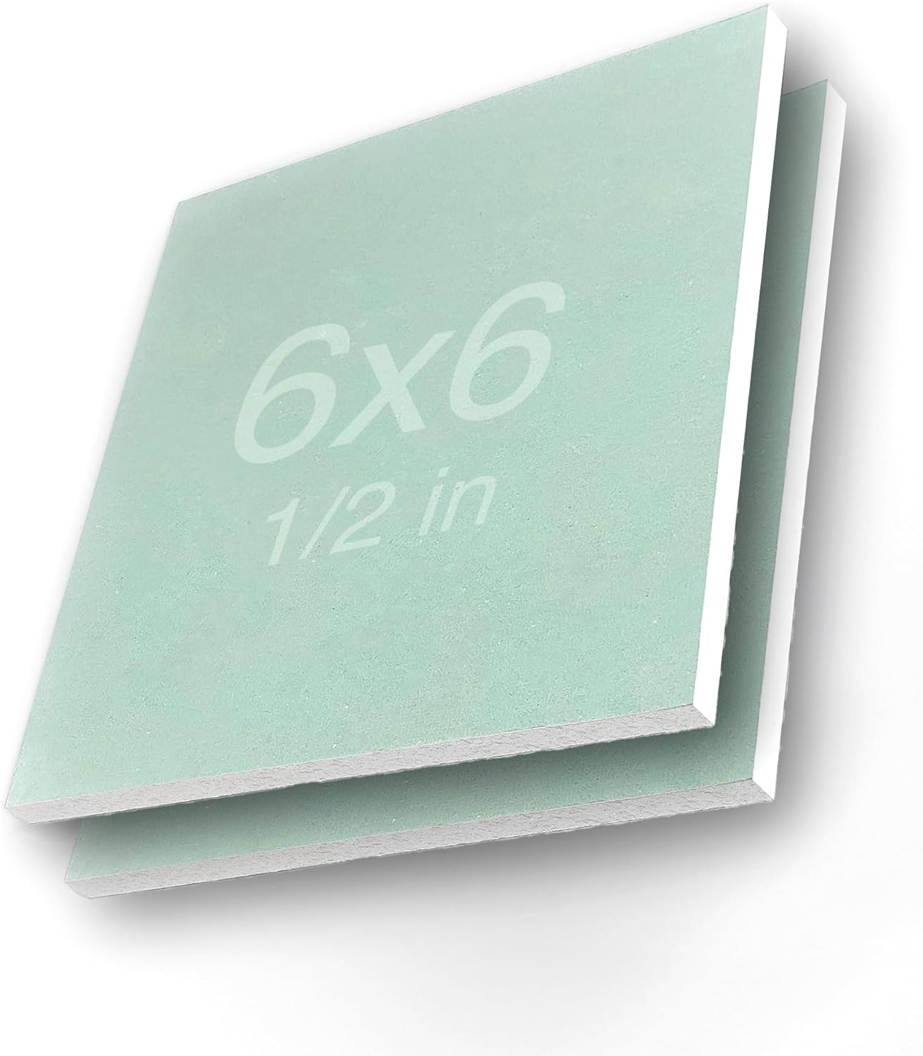 Denex Drywall Repair Panel - 6"x6"x1/2" - (2 Pack) - Moisture Resistant ...