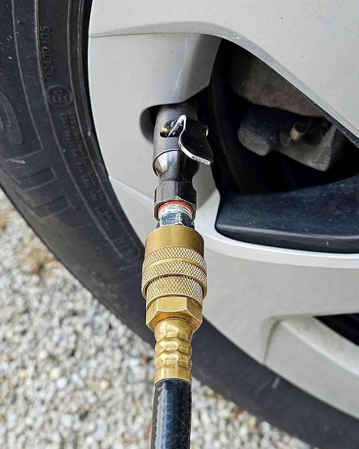 AstroAI Air Chuck, No Air Leakage Double Teeth Lock on Tire Chuck Close ...