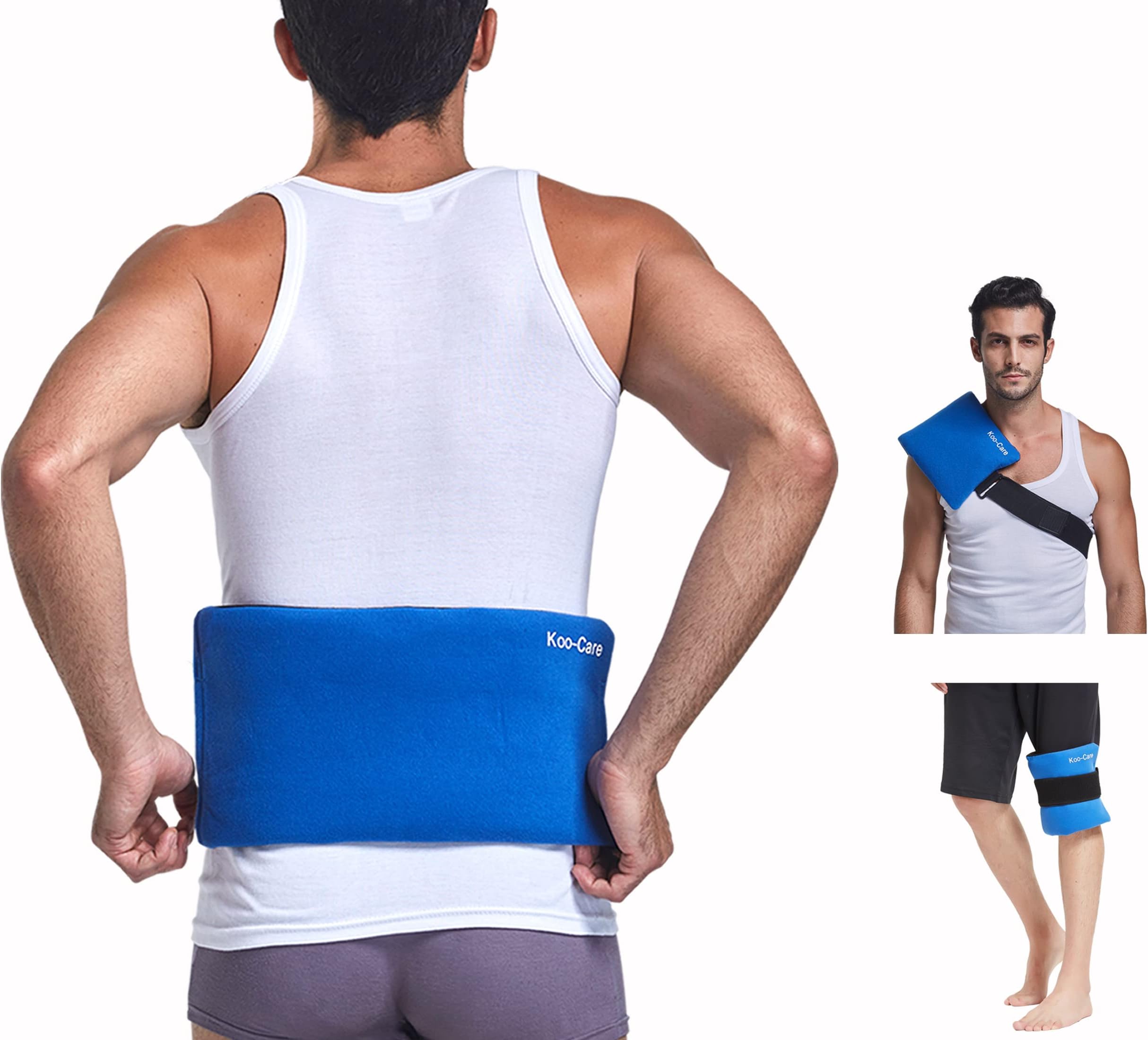Amazon.com: Koo-Care 2 Gel Ice Pack for Injuries Reusable Hot Cold Pack ...