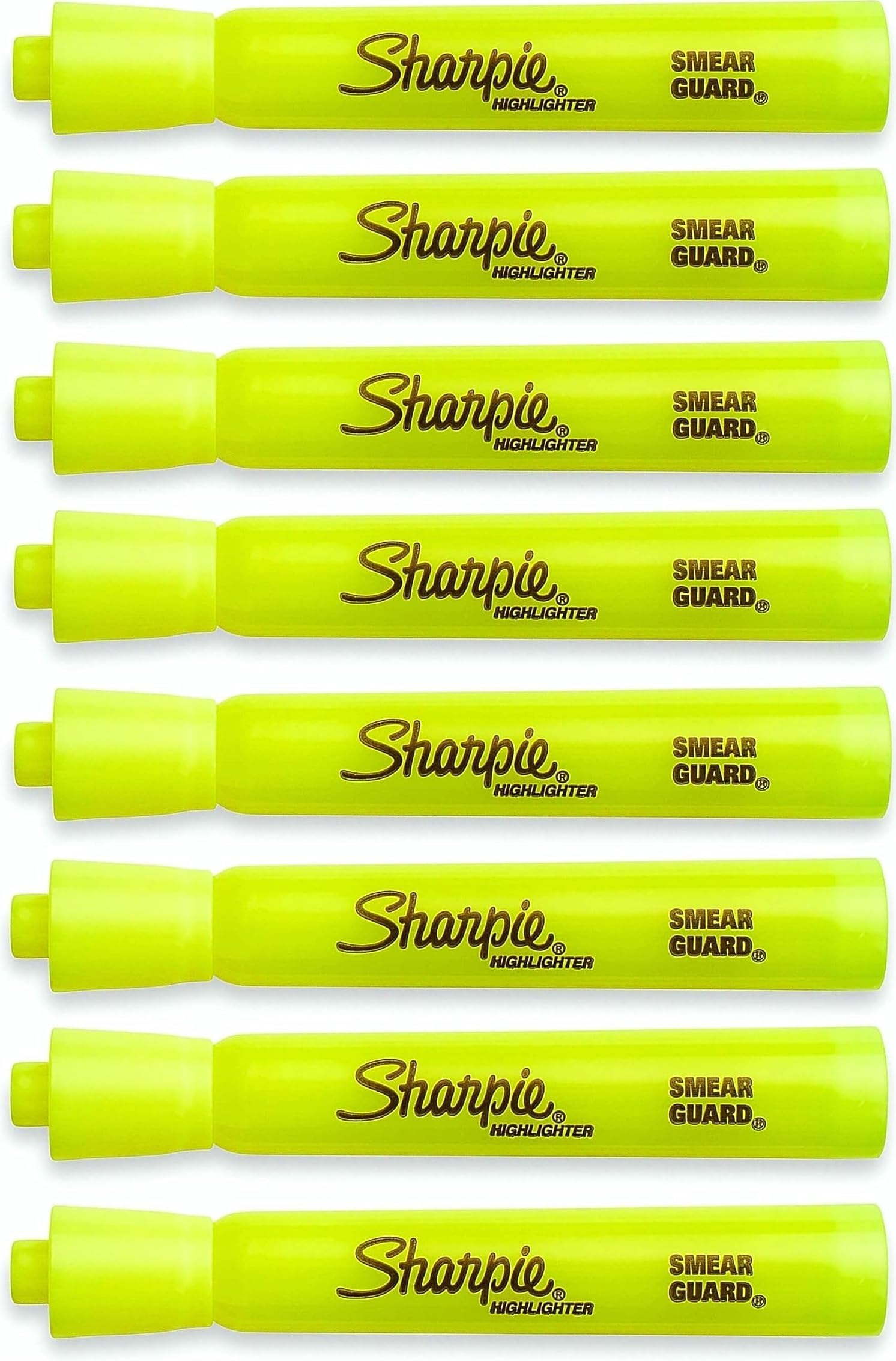 Amazon.com : SHARPIE Clear View Highlighter Stick, Yellow, 4/Pack ...