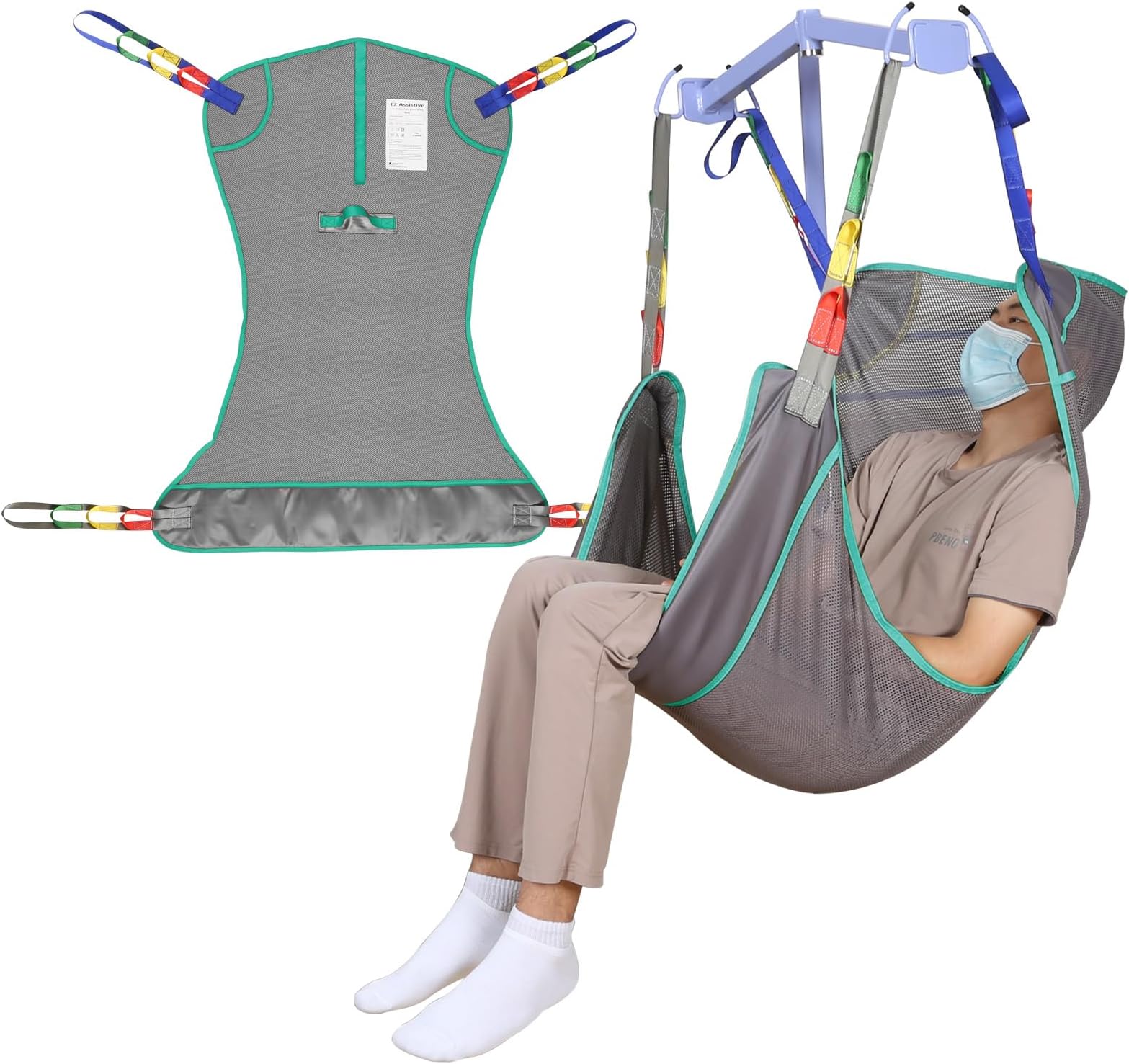 Amazon.com: EZ Assistive Universal Full Body Patient Lift Sling for ...