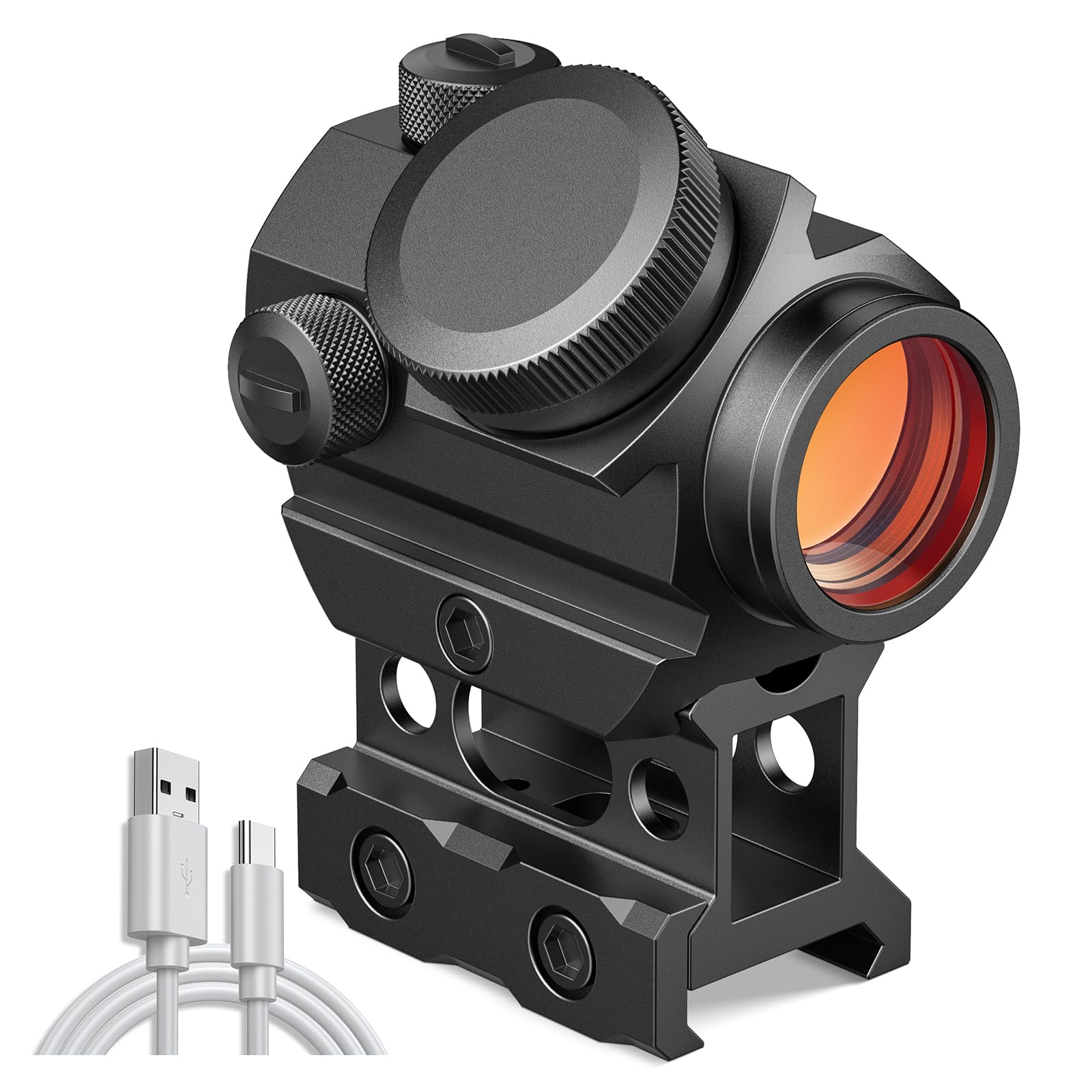 Snapklik.com : MidTen Rechargeable Red Dot Sight, 1x20mm 2 MOA Red Dot ...
