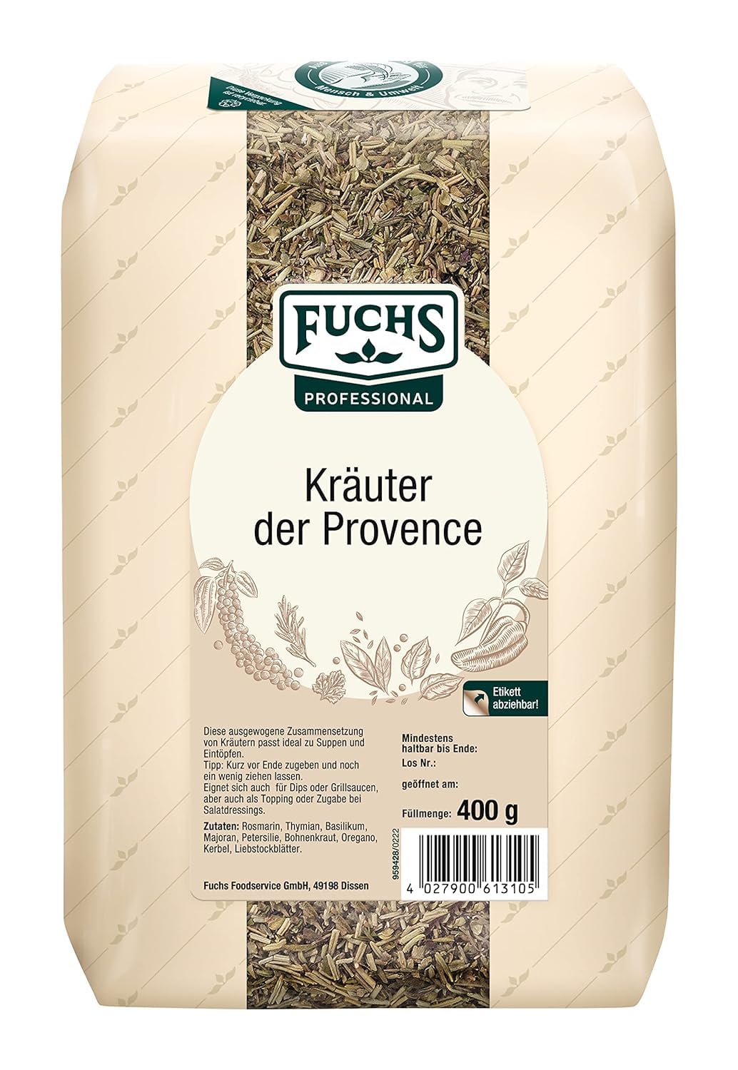 Fuchs mixed herbs 400g : Amazon.de: Grocery
