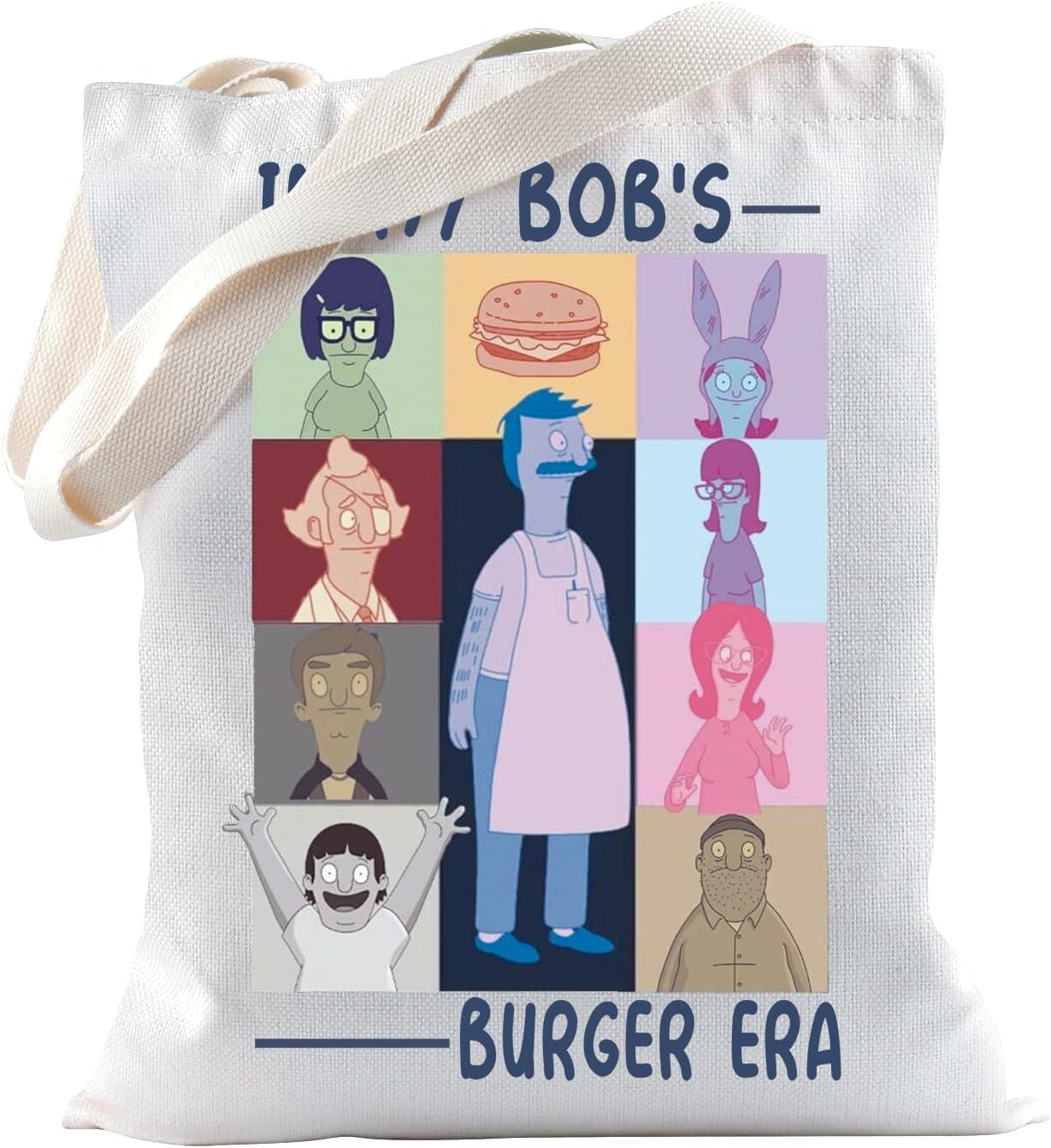 Amazon.com: TSOTMO Bob Cartoon TV Show Merch Tote Bag For Cartoon Fans ...