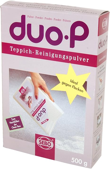 Sebo Duo-P Carpet Cleaning Powder 500g Refill: Amazon.co.uk: Grocery