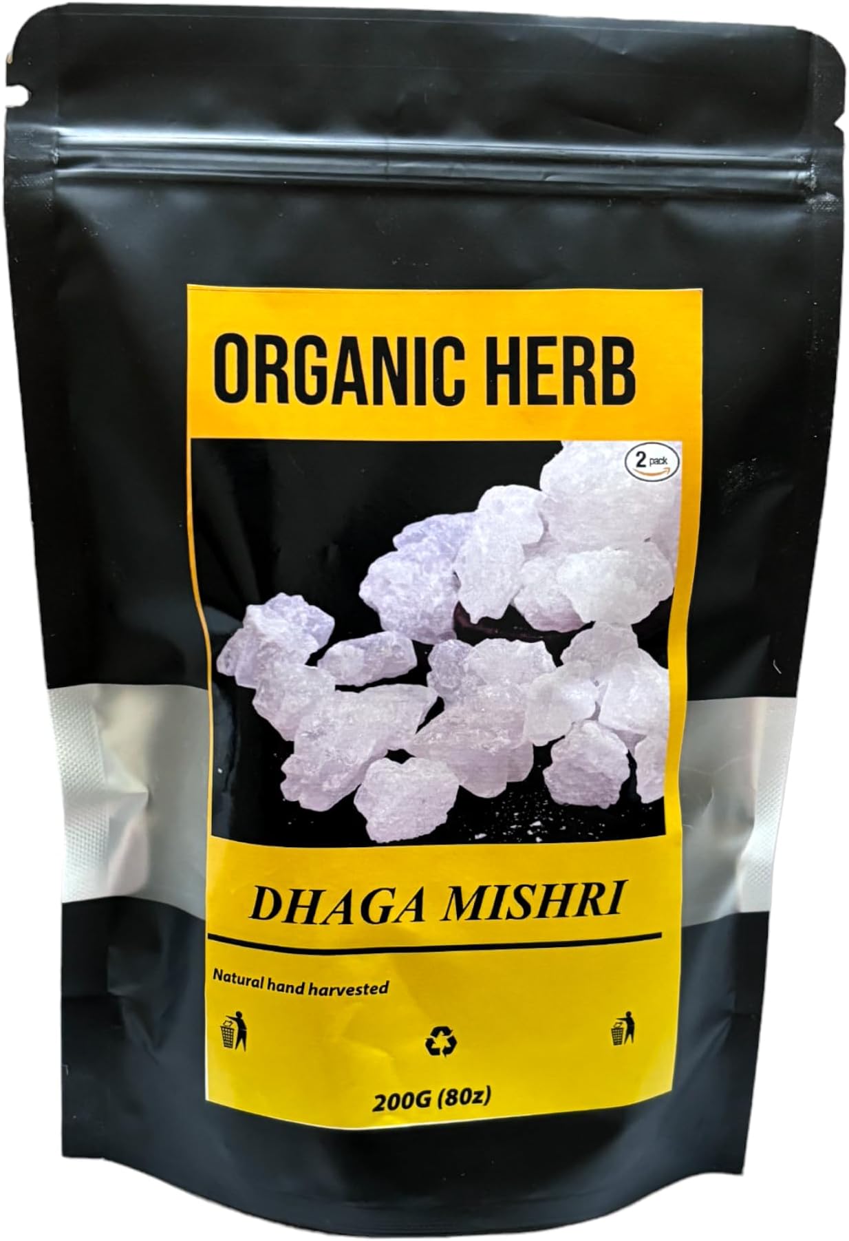 Amazon.com : NatureVit Dhaga Mishri, 900g | Rock Sugar | Pure Thread ...