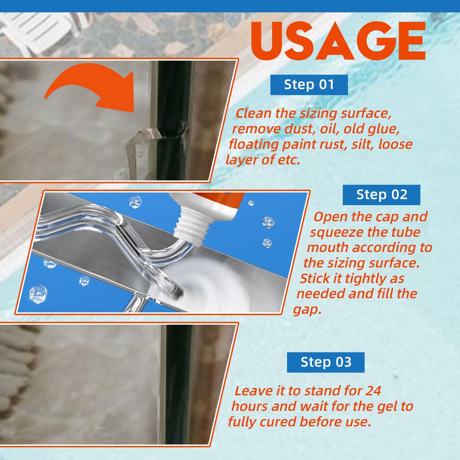 Snapklik.com : 4 Oz Underwater Sealant, Aquarium Sealant Clear, Marine ...