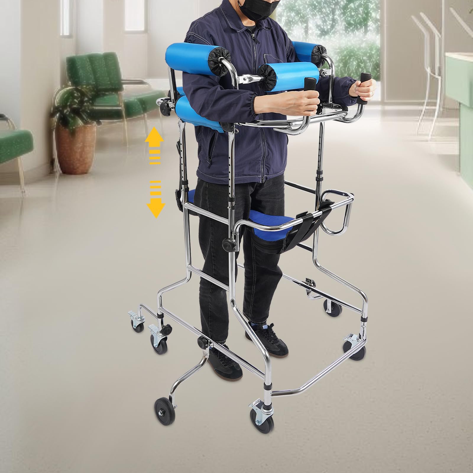 Snapklik.com : Portable Medical Standing Aid, Adult Walker For Seniors ...
