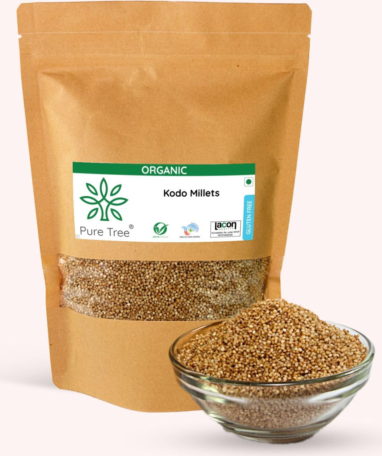Pure Tree Certified Organic Kodo Millet | 900 g | Kodo Millet Arikelu ...