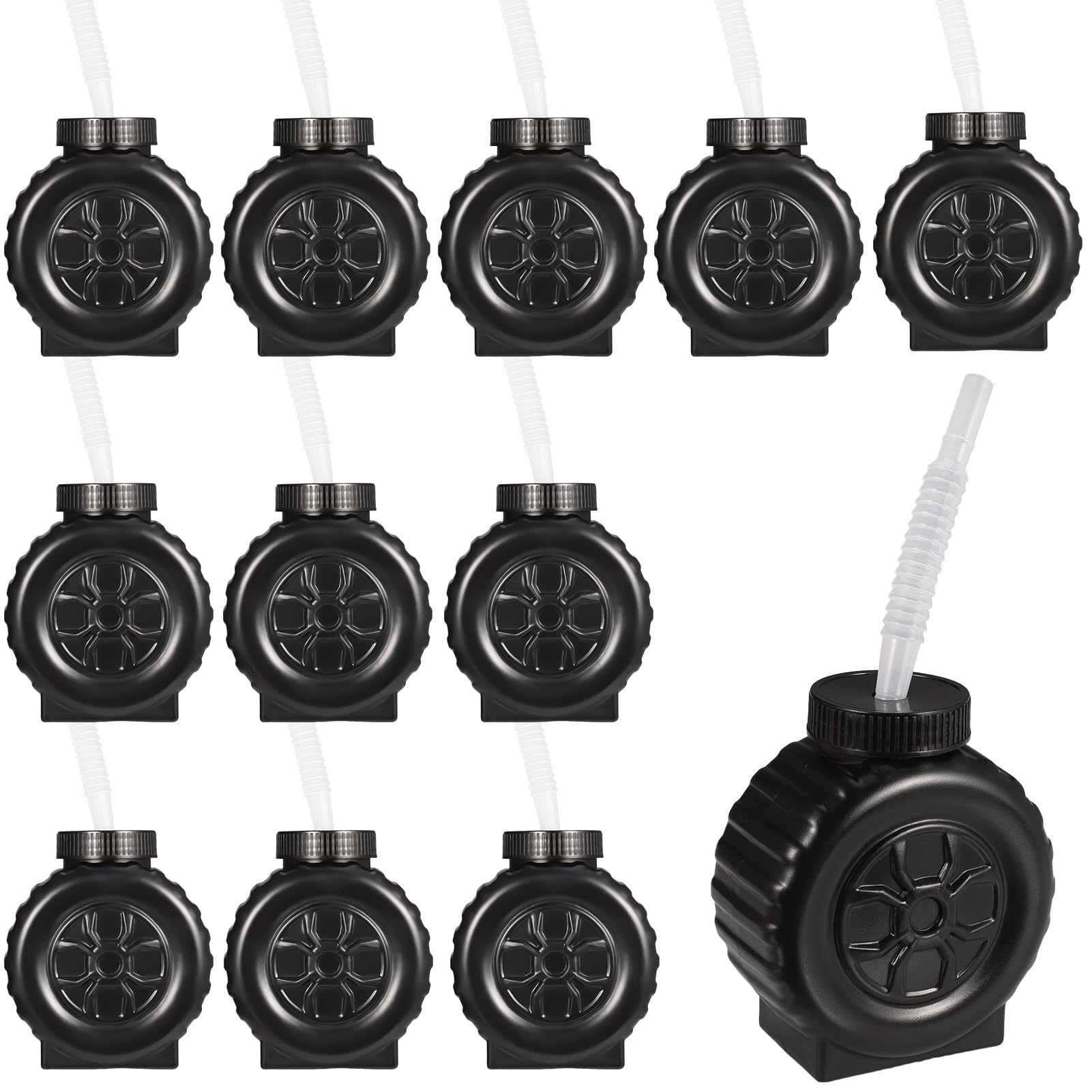 Snapklik.com : GGSTDDUP 12 Pcs Construction Truck Cup Set Wheel Water ...