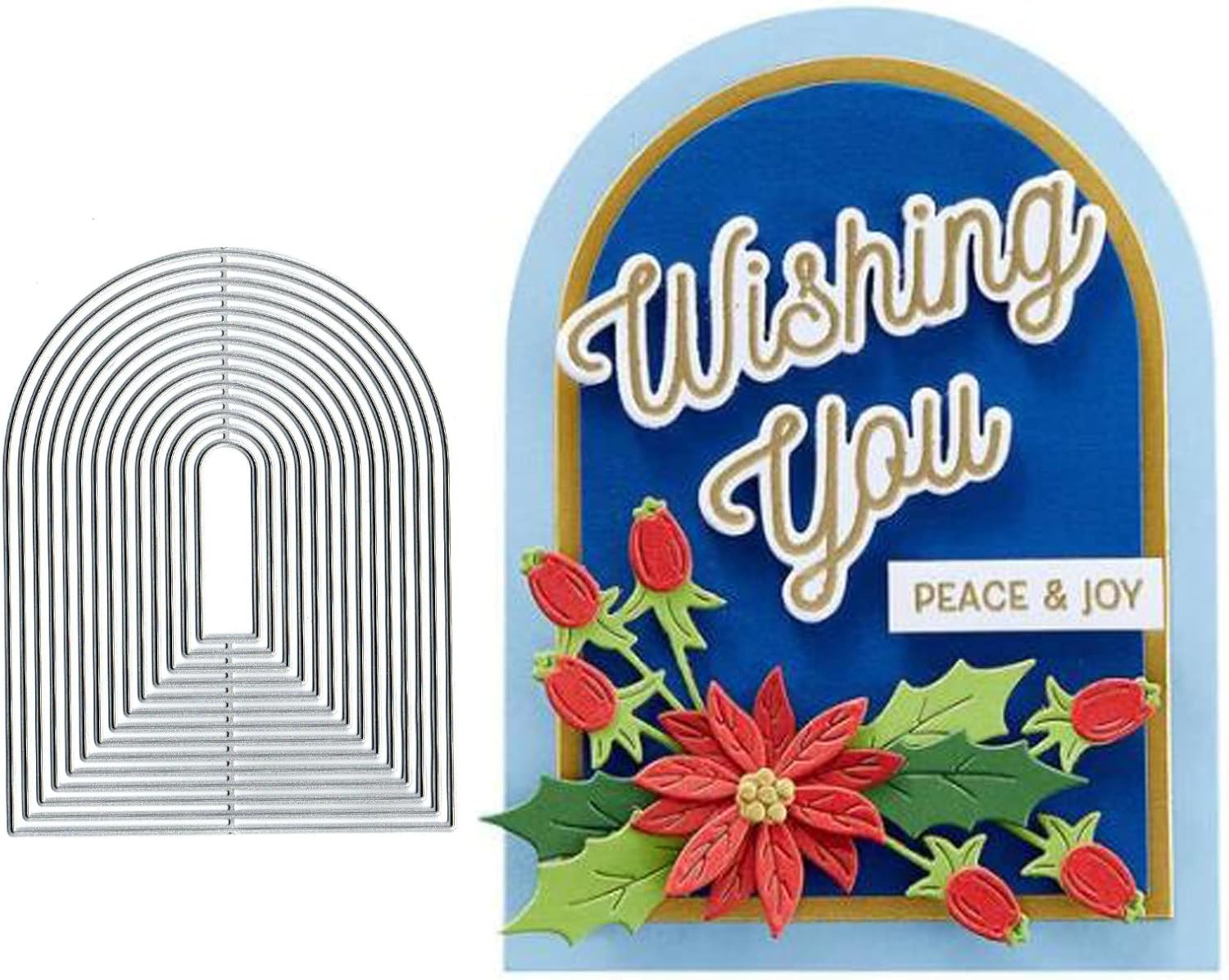 Amazon.com: Arched Nesting Essential Arches Metal Die Cuts,Spring Love ...