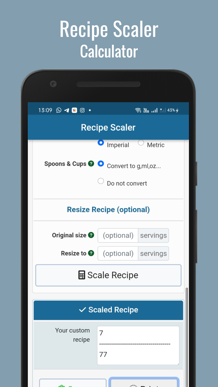 Recipe Scaler - App on Amazon Appstore