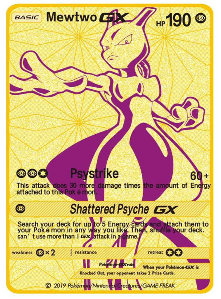 Wese Limited Edition Mewtwo Pokemon Cards Vmax Pokemon Deck Box ...