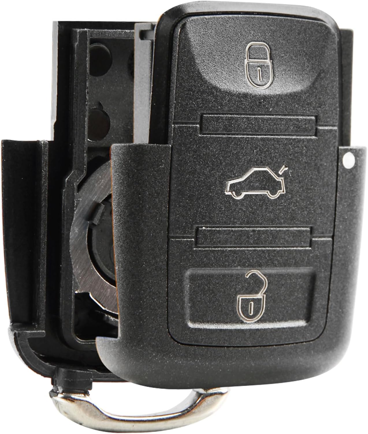 Amazon.com: HQRP Volkswagen Folding Flip Key Fob Shell Remote Case ...