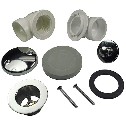 Snapklik.com : Waste And Two Hole Overflow Half Kit