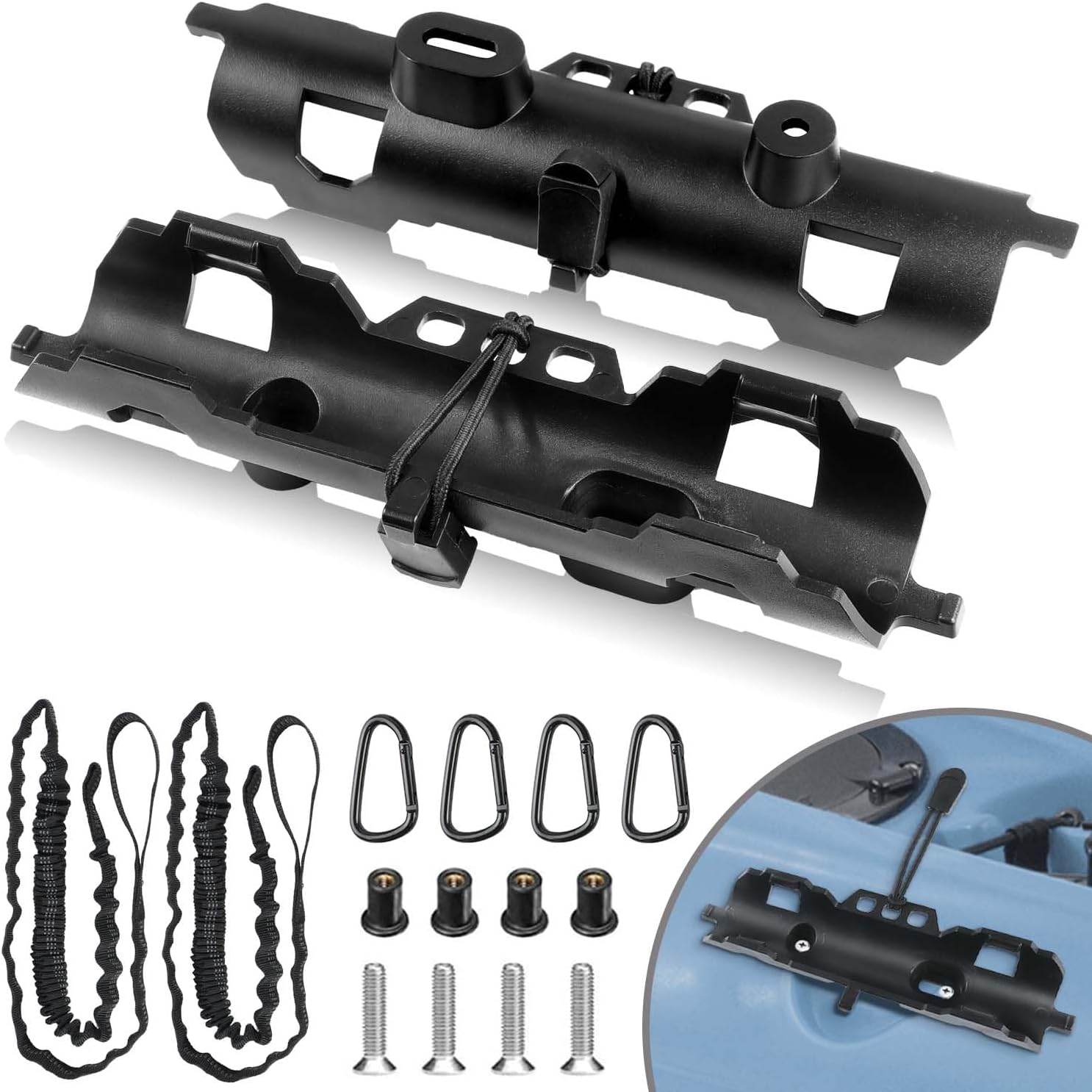 Amazon.com: 2PCS Kayak Paddle Holder, Coming with Locking Kits ...