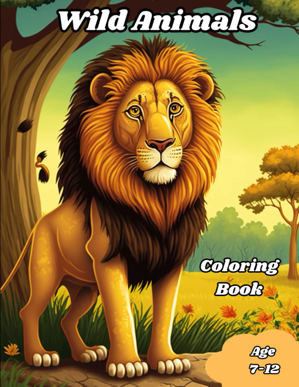 Wild Animal Coloring Book: Fun-filled Wild Animal Coloring book ready ...