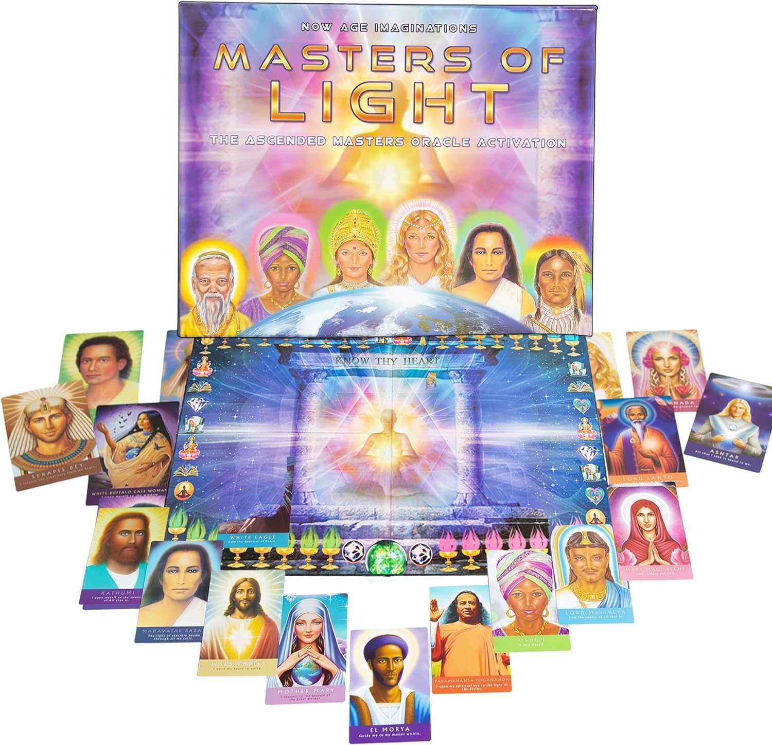 Amazon.com: Now Age Imaginations Masters of Light Oracle Game – 144 ...