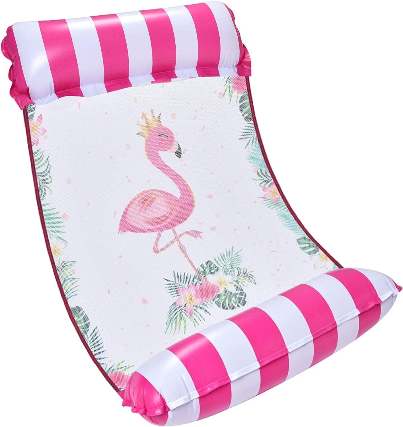 Adult Hammock Pool Floats - Flamingo Inflatable Swimming Rafts Floaties ...