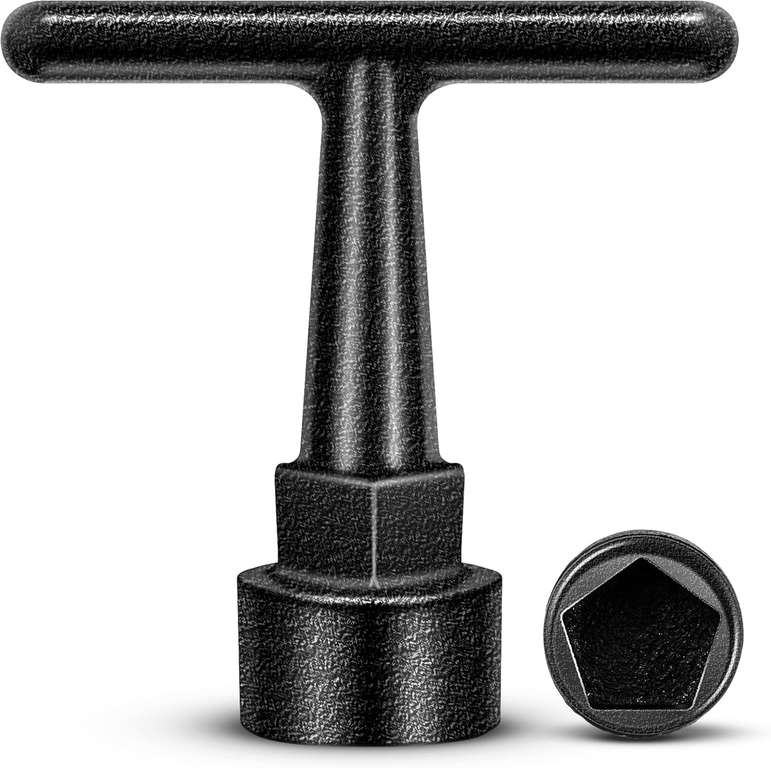 Enhon 1 Pack Curb Box Wrench for Pentagon Curb Boxes, Water Meter ...