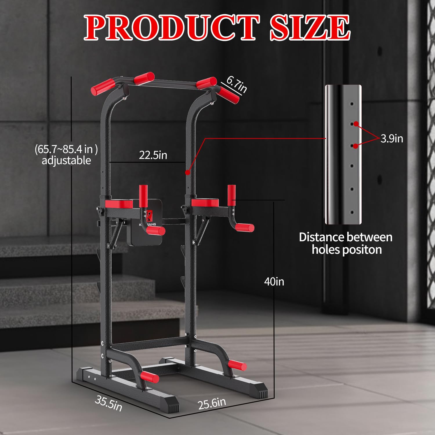 Snapklik.com : Power Tower Dip Station, Pull Up Bar Station & Multi ...
