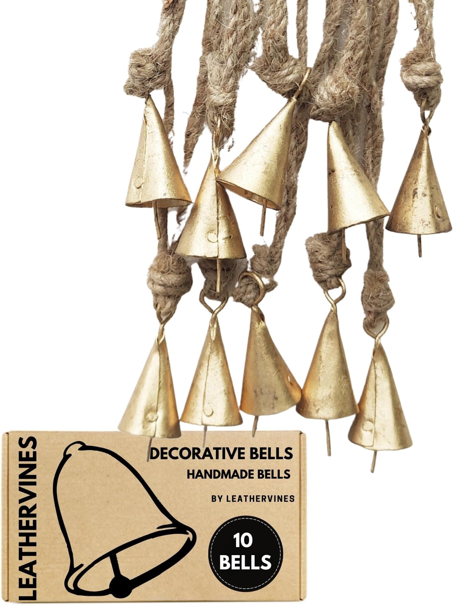 Amazon.com: JYPR 20 Pc Vintage Rustic Metal Cow Bells for Christmas ...