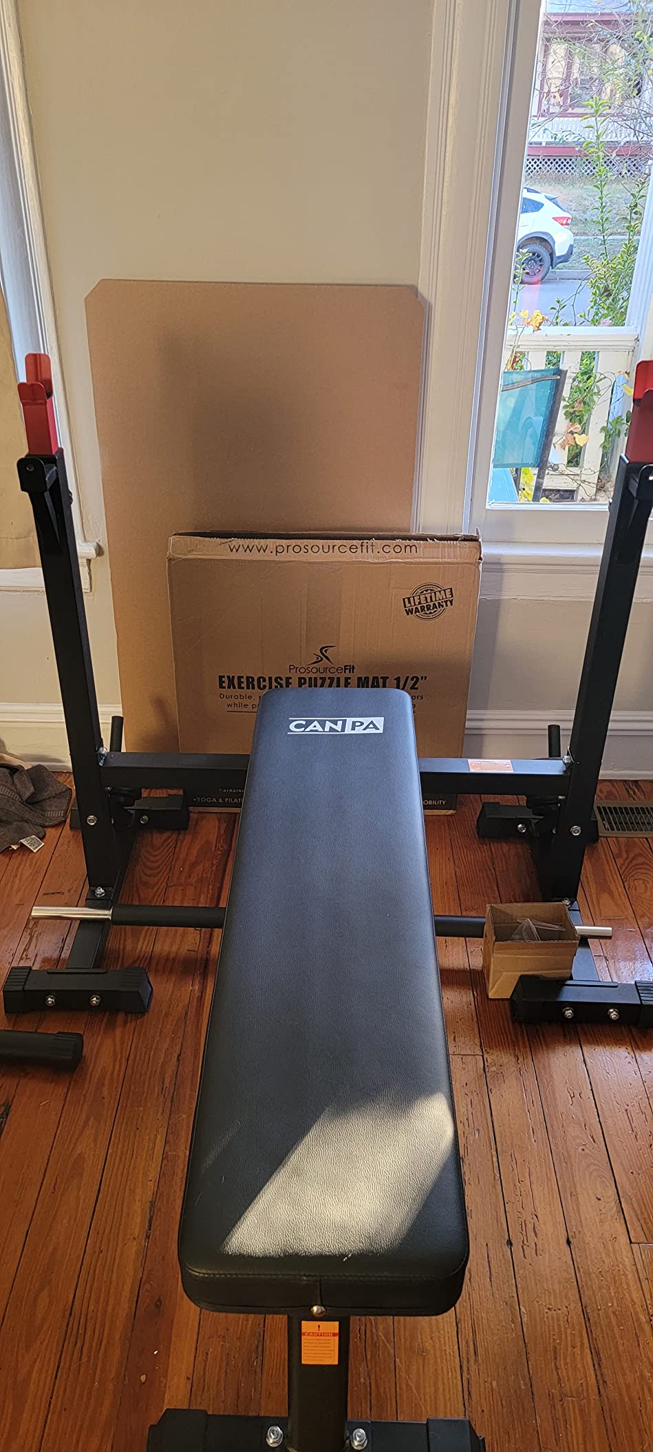 $32/mo - Finance Bench Press, CANPA Olympic Weight Bench with Squat ...