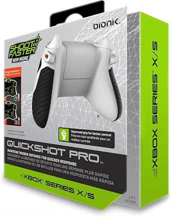 Bionik Quickshot Pro Xbox XS: Mando Botones de Disparador Hair Trigger ...