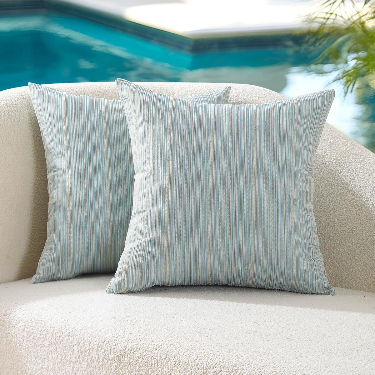 Amazon.com: VAKADO Outdoor Waterproof Throw Pillow Covers 18x18 Set of ...
