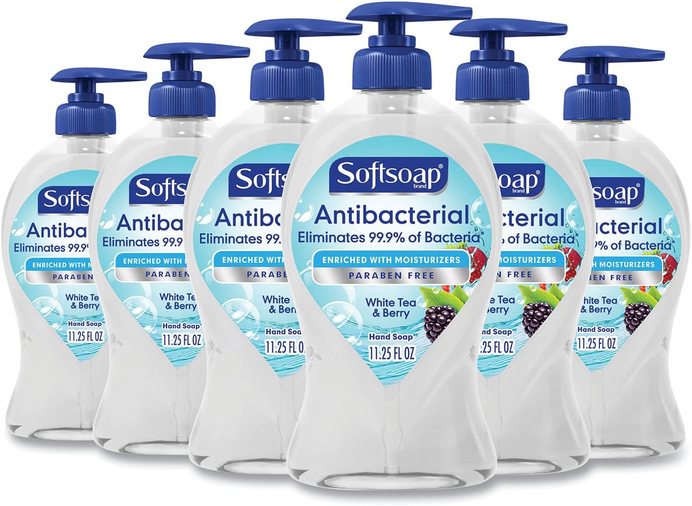 Amazon.com : Softsoap Antibacterial Liquid Hand Soap, White Tea & Berry ...