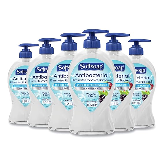 Amazon.com : Softsoap Antibacterial Liquid Hand Soap, White Tea & Berry ...