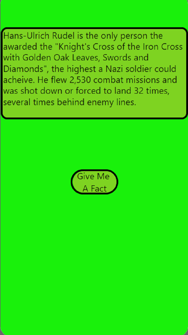 RFFG (Random Fun Fact Generator) - App on Amazon Appstore